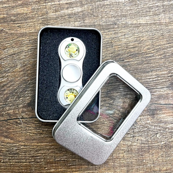 Games | Stylish Fidget Spinner Silver | Poshmark